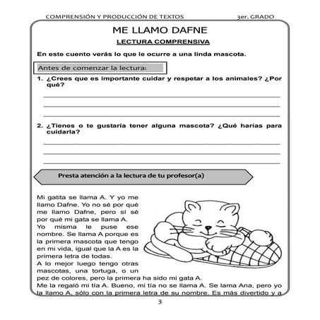 lecturas para el tercer grado de primaria | DOC