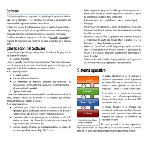 Lectura sistema operativo | PDF | Operating Systems | Computer Software and Applications
