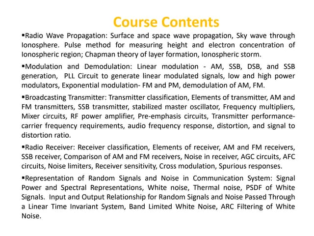 Lecture 01 Analog And Digital Communication Pptx