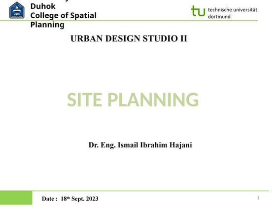 Site Planning- Principles and Considerations | PDF | Developmental ...