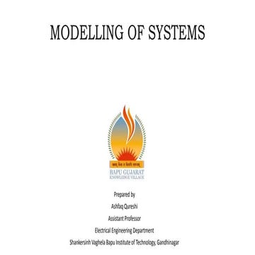 Lecture 03-modelling of systems | PPT
