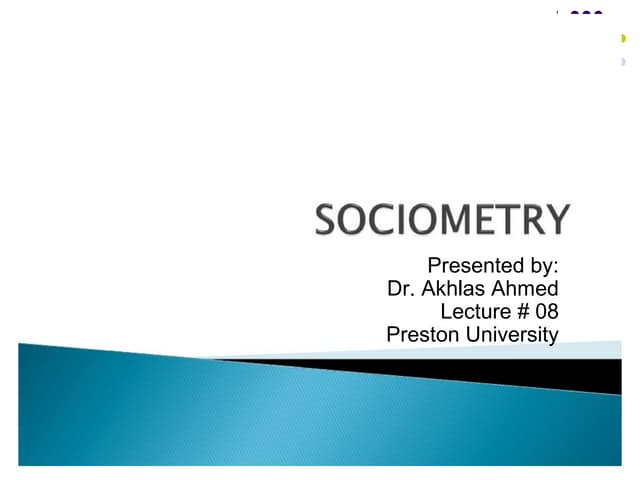Sociometry | PPTX