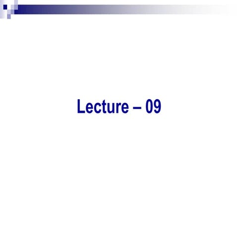 Lecture 09 | PDF | Science