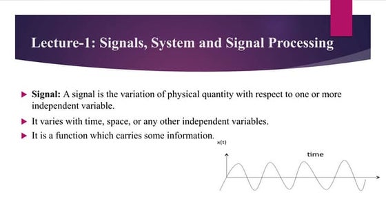 DIGITAL SIGNAL PROCESSING | PPTX