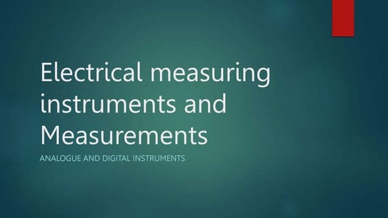 Lab 2 multimeter | PDF