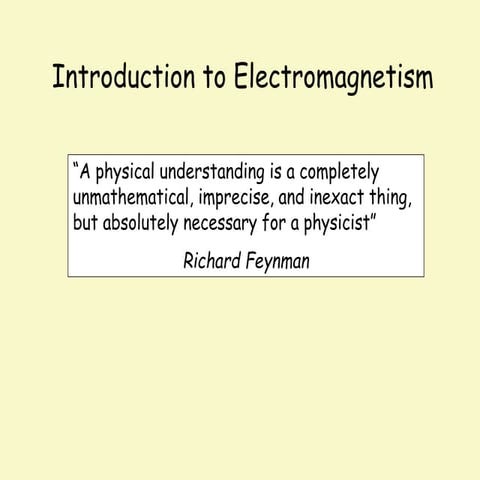 Study of Electromagnetism _ Lecture-1.ppt