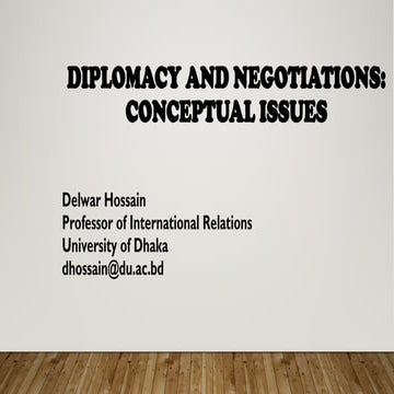 Types of diplomacy | PPTX