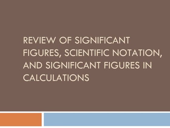 1.1 significant figures | PDF | Physics | Science