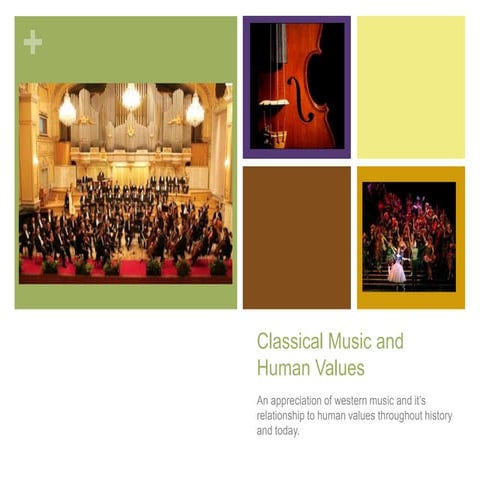 Classical Music and Human Values | PPTX