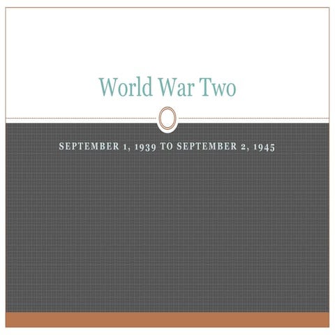 US History: World War II | PPTX