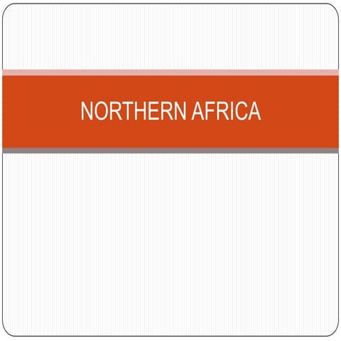 Geography: Northern Africa | PPTX