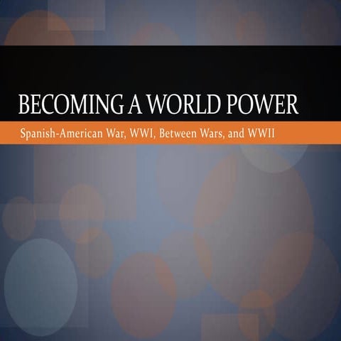 US History: Becoming a World Power | PPT