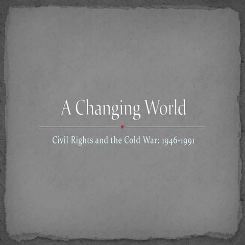 US History: A Changing World | PPT
