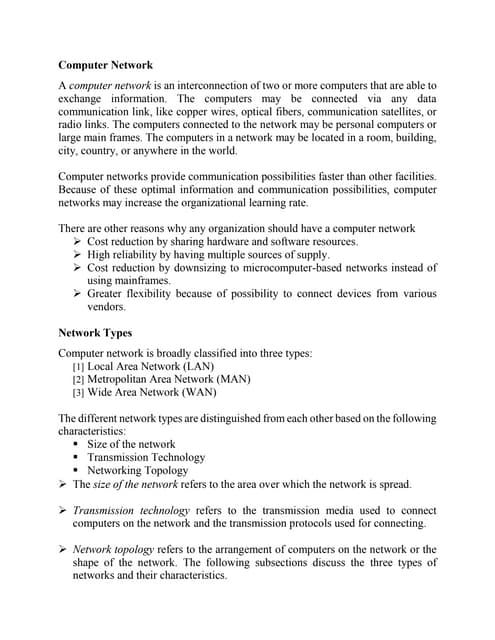Types of network | PPTX
