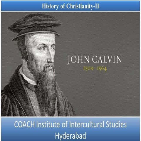 Lecture 14; John Calvin | PPT