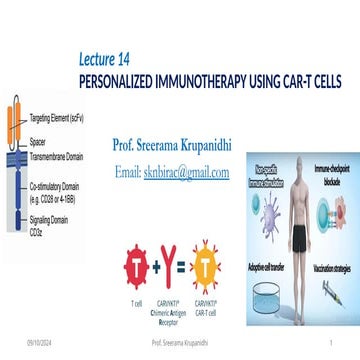 CAR-T Cell Therapy slide share | PPTX