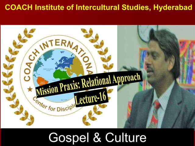 Lecture 16-Mission Praxis: Relational Approach | PPT Lecture 16-Mission Praxis: Relational Approach | PPT