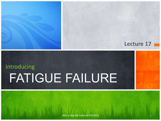 Fatigue testing | PPT
