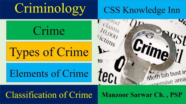 Schools of criminology : pre classical, classical, neo classical ...