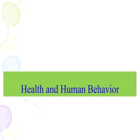 Human behavior.ppt