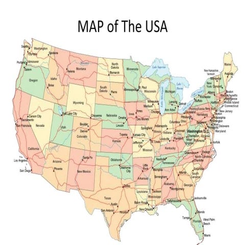 country study Lecture 1 introduction of the usa | PPTX