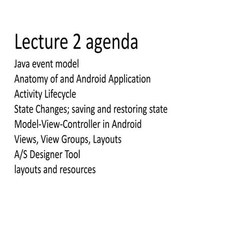 Android Studio Basics | PPTX