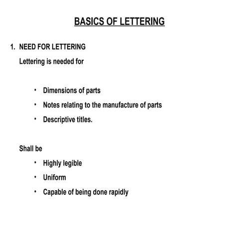 Engineering drawing (engineering lettering) lesson 3