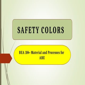 Lecture-2-Safety-Colors it contains warnings | PPT