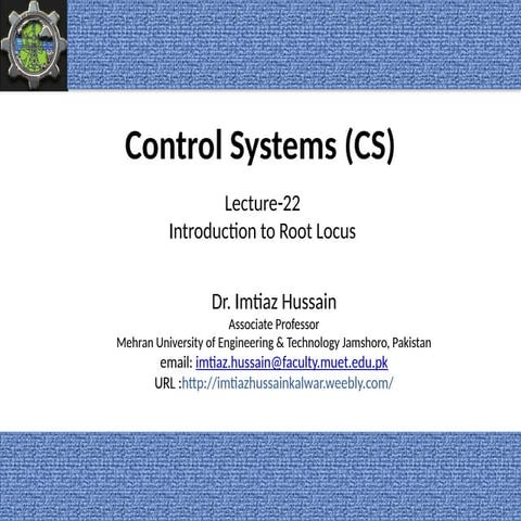 Lecture 22introductiontorootlocuspptx 