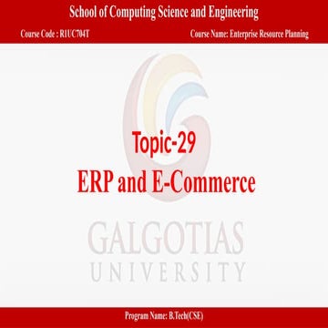 Lecture-29- ERP and E-Commerce Notes .pptx