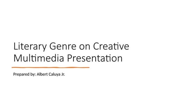 producing creative presentation of literary text.pptx | Computer Software and Applications ...