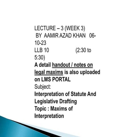 Maxims-of-Interpretation ppt by Amir Raza Khan | PPTX