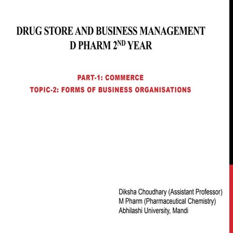 Drug Store and Business Management | PDF