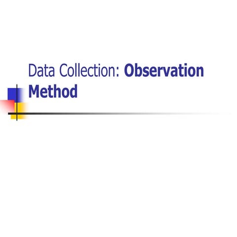 Lecture 3observational Methodppt