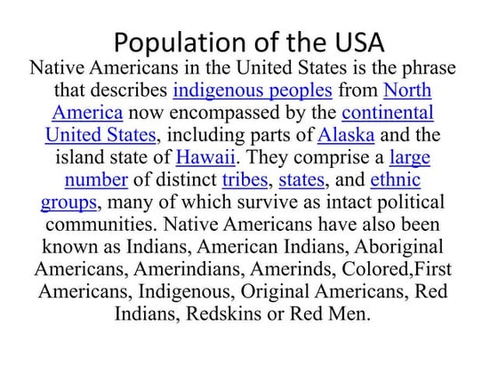 The United States Of America Introduction Presentation in Red ...
