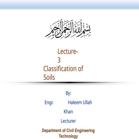 IS Classification of Soils | PDF