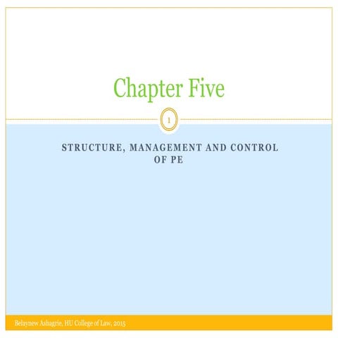 Law of public enterprise ( lecture two) ppt | PPTX