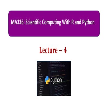 Parts of python programming language | PPTX