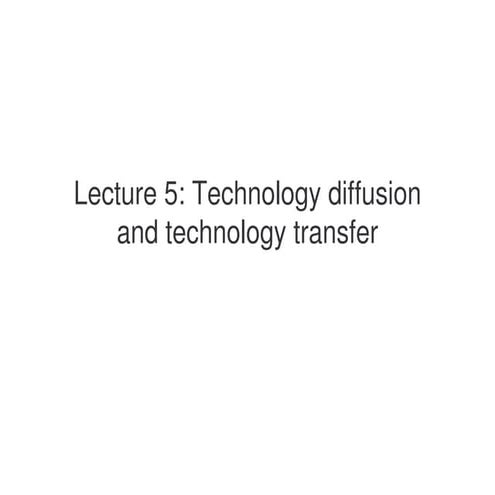 Technology transfer | PPT
