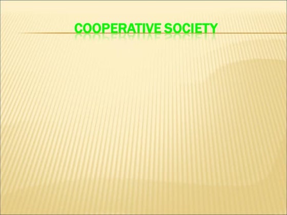 Cooperative | PPT