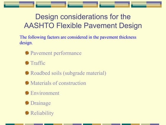 Flexible pavement design by aashto method | PPT