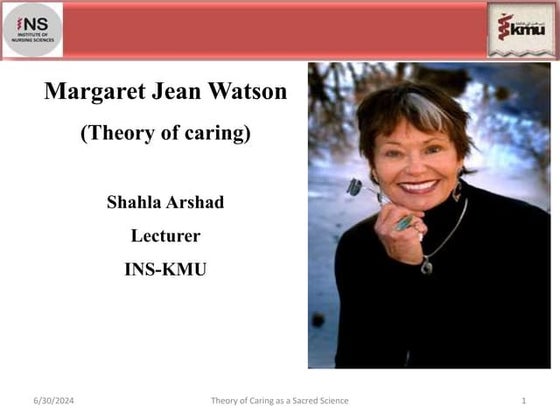 JEAN WATSON THEORY OF HUMAN CARING | PPTX