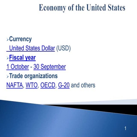 Economy of usa | PPTX
