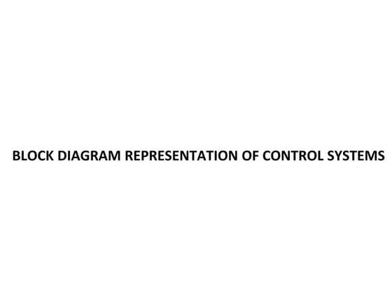 Block Diagram Reduction | PPTX | Technology & Computing