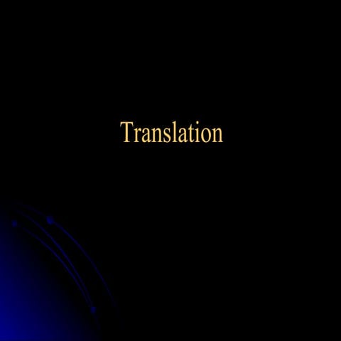 Translation | PPT