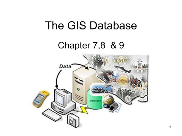 Lecture 8 The Gis Database Part 1ppt