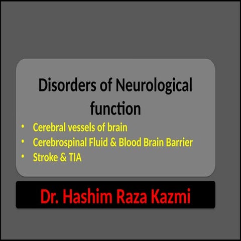 (lecture-8) Disorders of Neurological Function Pathophysiology-II.pptx