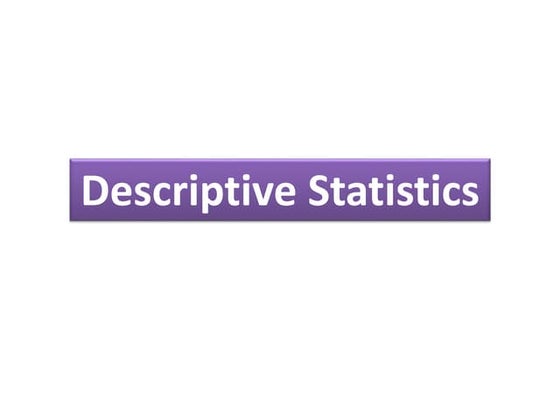Branches of statistics | PPTX | Educational Assessment | Education