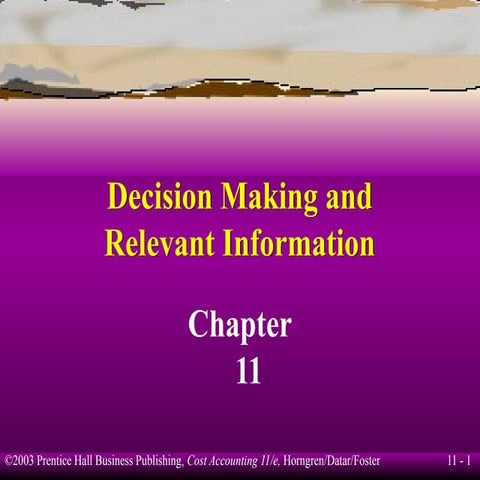 Lecture-Decision Making and Relevant Information.pptx