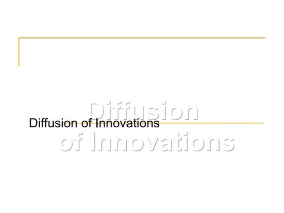 Chapter11 Ppt Pdf Innovation And Diffusion Ppt